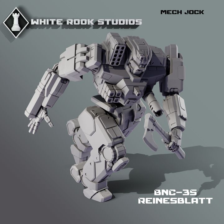 3D Printable BNC - Benshie - Mech Jock by White Rook Studios